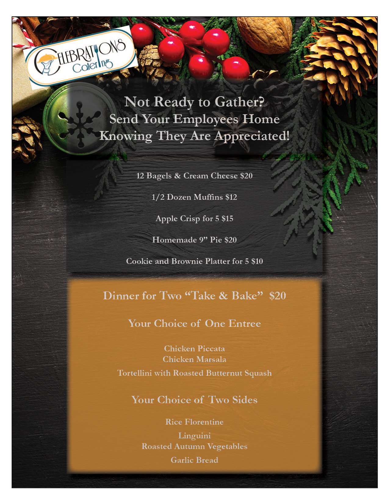 Menus - Celebrations Catering